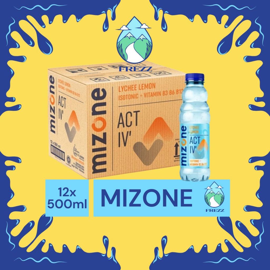 Jual (INSTANT / SAMEDAY) MIZONE ISOTONIK 3 PILIHAN RASA 500ML ISI 12 BOTOL PER KATON - READY ...