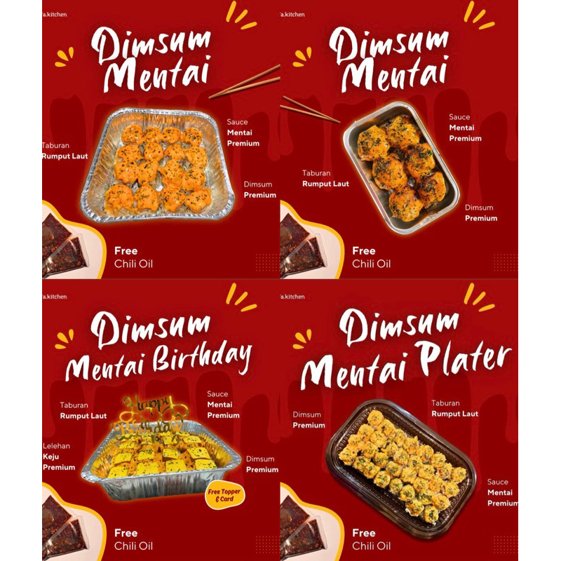 Jual DIMSUM MENTAI TOBIKO FREE CHILI OIL / HAMPERS NATAL DIMSUM MENTAI ...