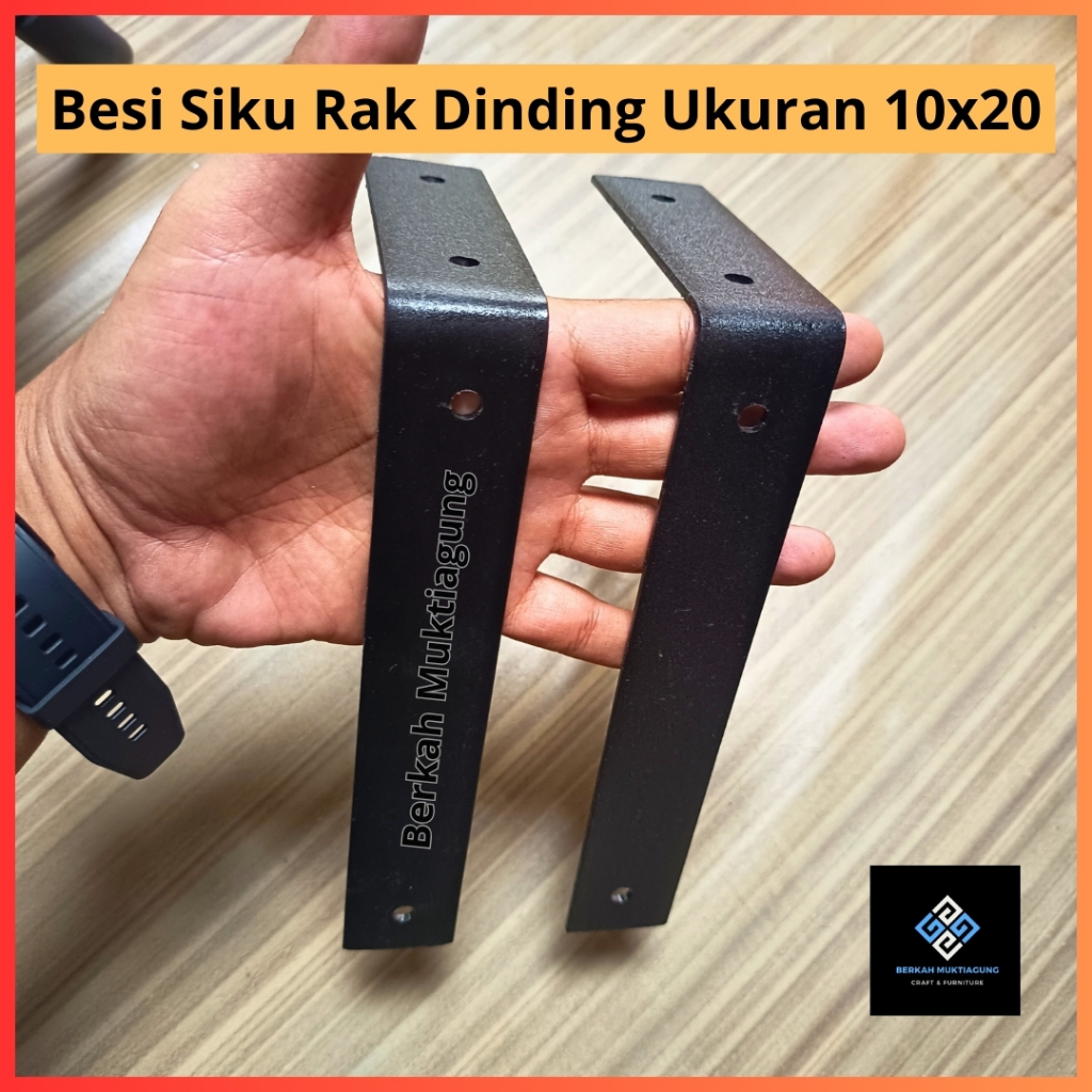 Jual Siku Penyangga Rak Dinding Besi L Lebar Tebal Ambalan Tempel ...