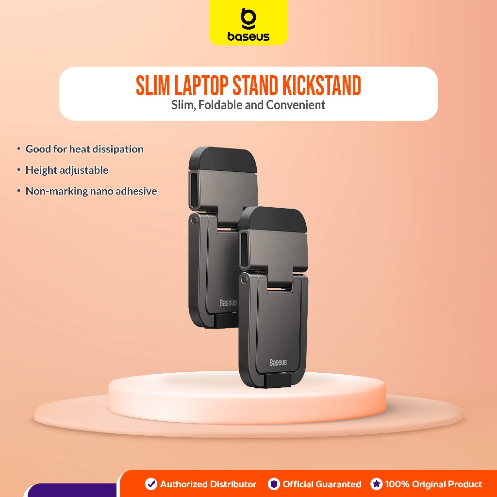 Jual BASEUS Slim Laptop Stand Kickstand Notebook Holder Foldable Stand ...