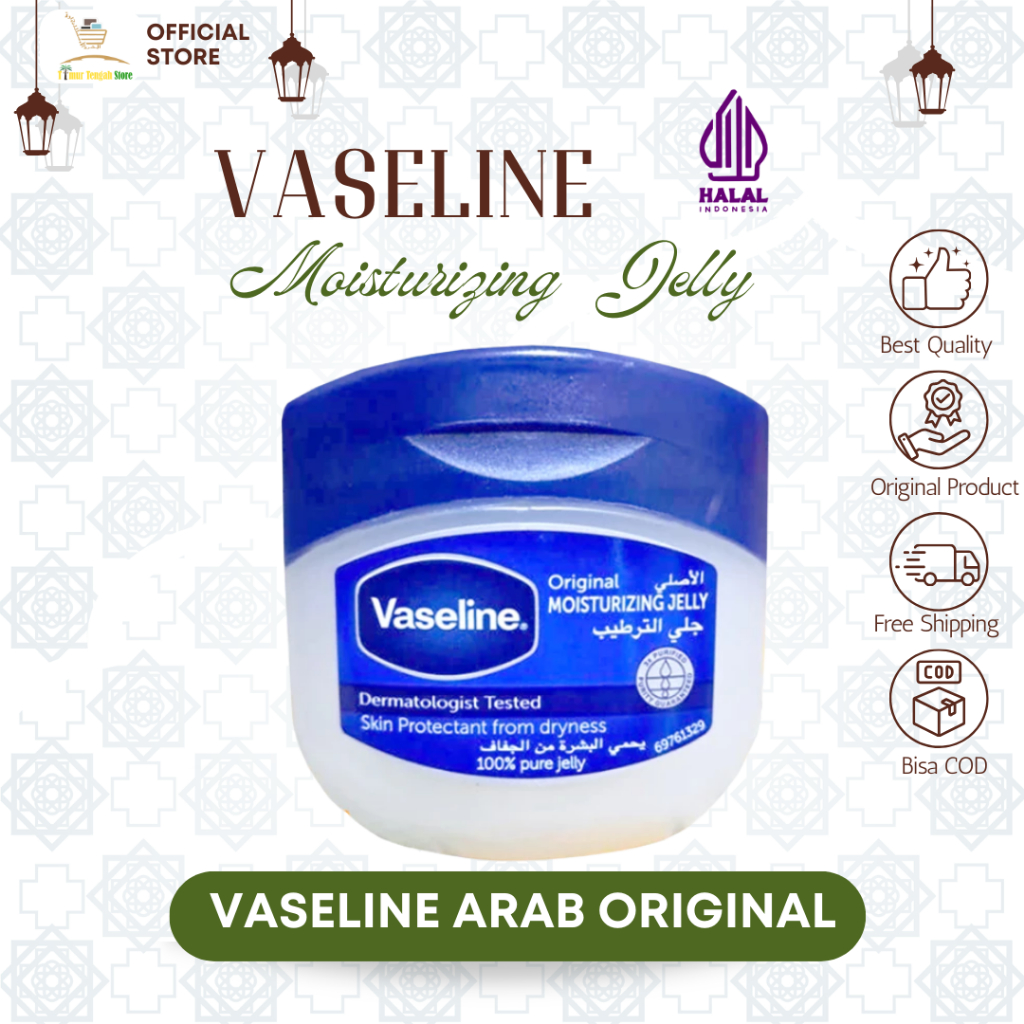 Jual Vaseline Moisturizing Jelly | Vaseline Arab Original | Shopee ...