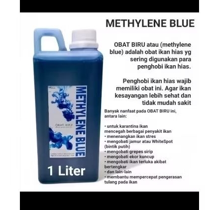 Jual 1 Ltr Methylene blue / metilin blue / Obat Biru Anti Jamur ...