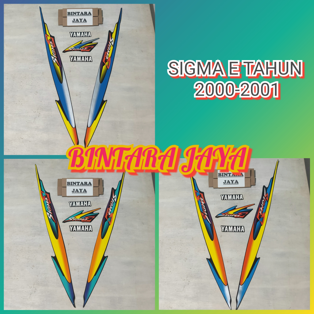 Jual Stiker Lis Striping Yamaha Sigma E Tahun 2000 2001 | Shopee Indonesia