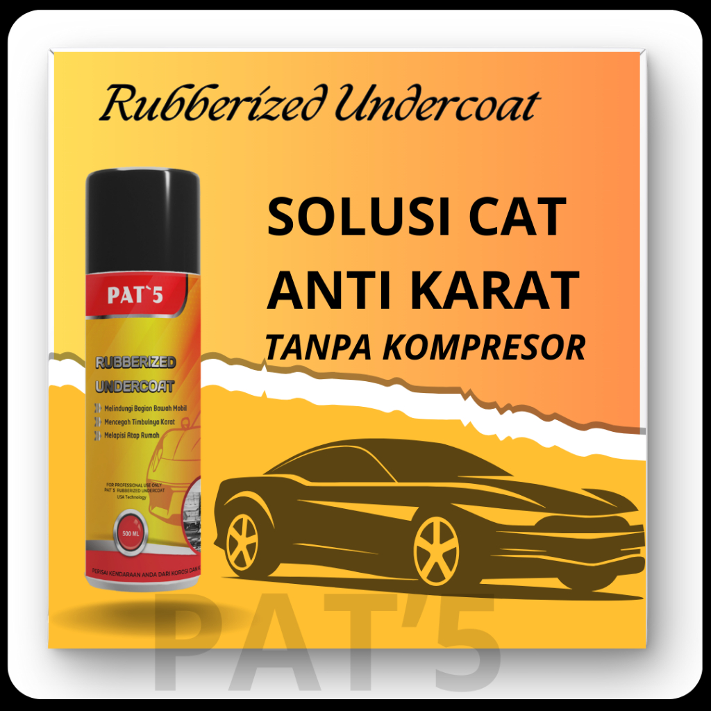 Jual FLINTKOTE Plingkut Anti Karat Semprot Rubberize Undercoat PAT'5 ...