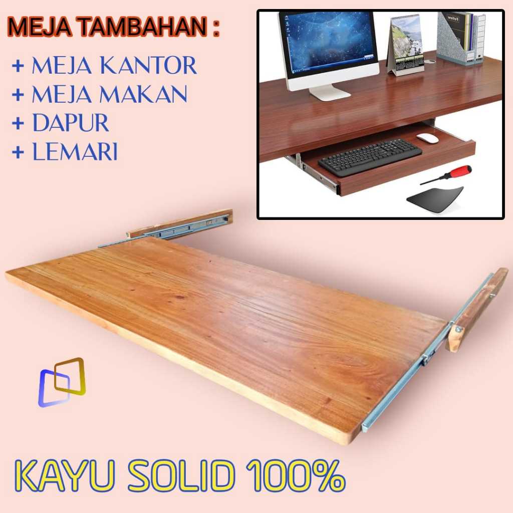 Jual Meja Sliding Multifungsi Bawah Kabinet - Untuk Dapur, Meja Makan ...