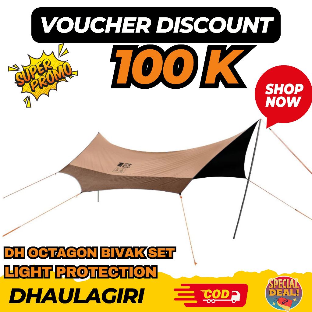 Jual Dhaulagiri Octagon Bivac Set Light Protection Special Edition ...