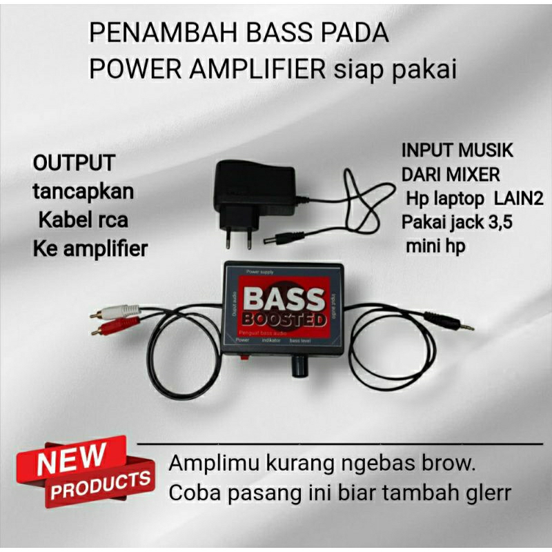 Jual penambah bass pada power amplifier | Shopee Indonesia