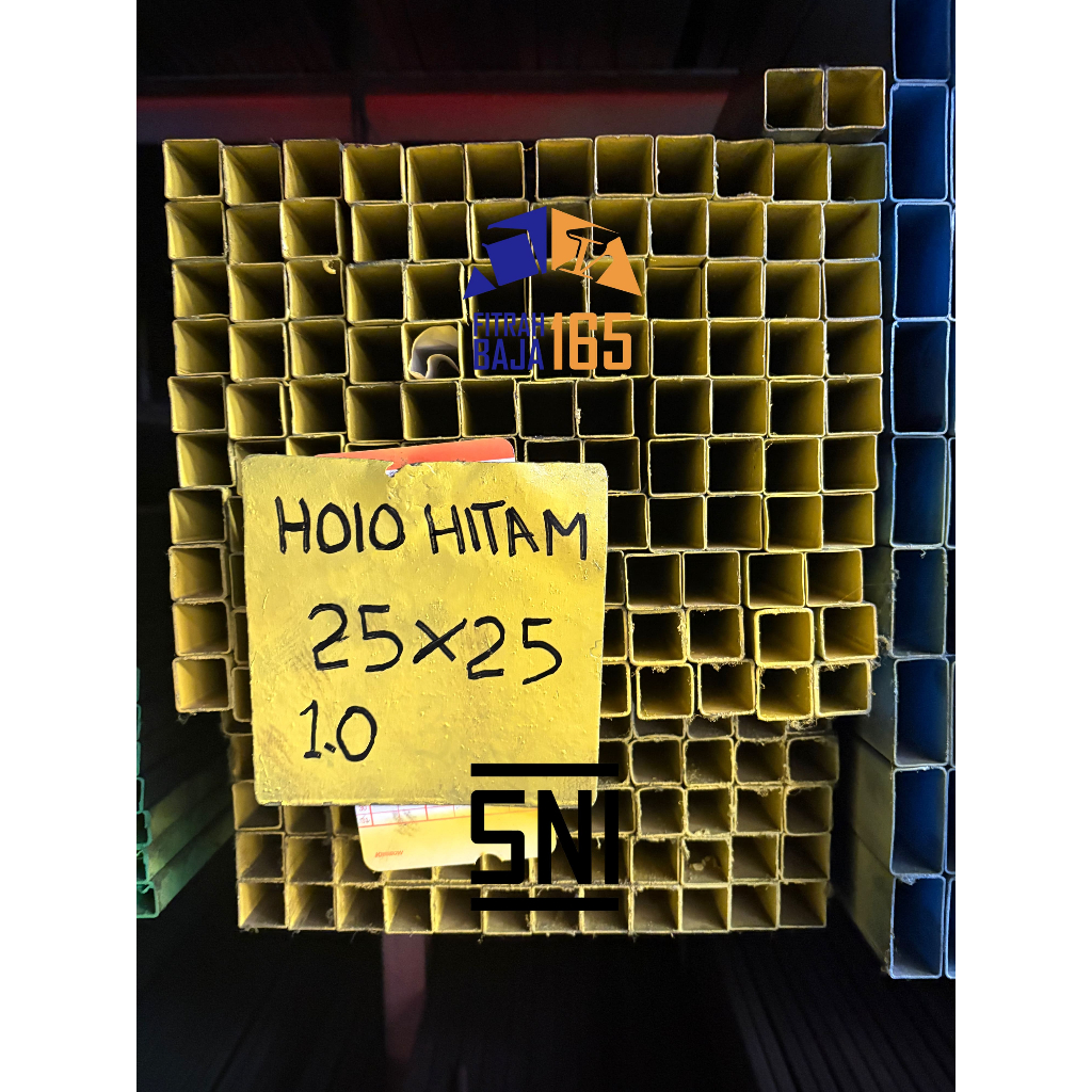 Jual Besi Holo / Hollow Hitam 25x25 | Shopee Indonesia