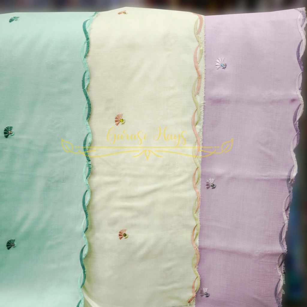 Jual Kain Japan Embroidery Cotton Katun Karami Bordir Jepang Lebar 110 ...