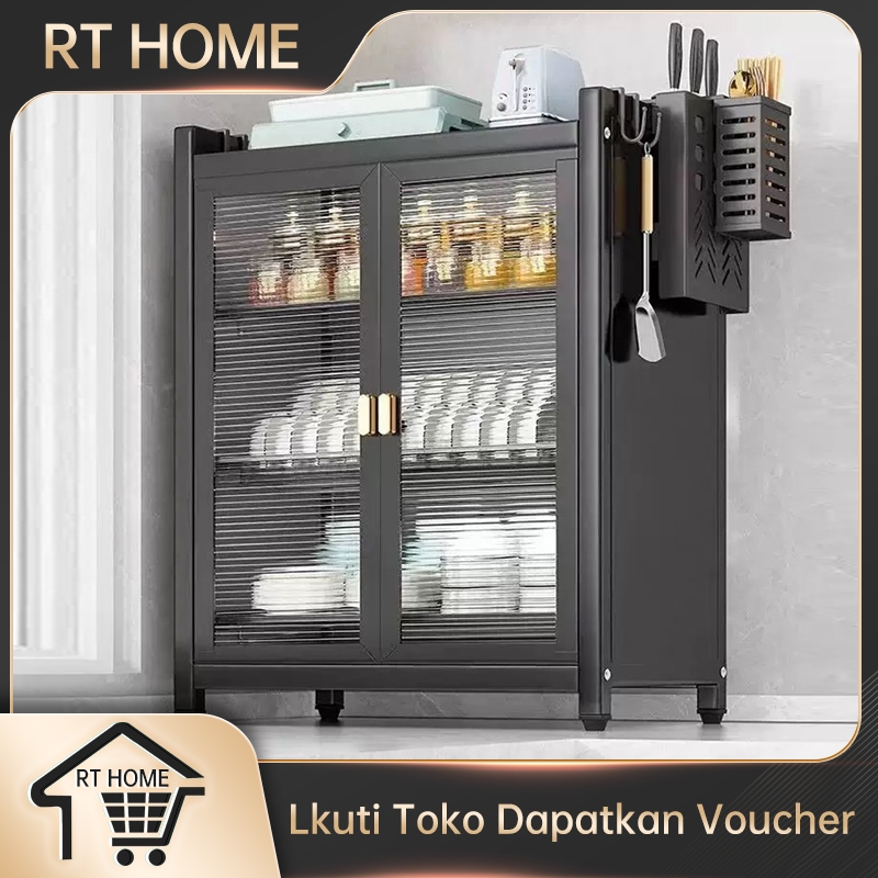 Jual RT HOME Rak Piring Tertutup Rak Cuci Piring Stainless Pengering ...