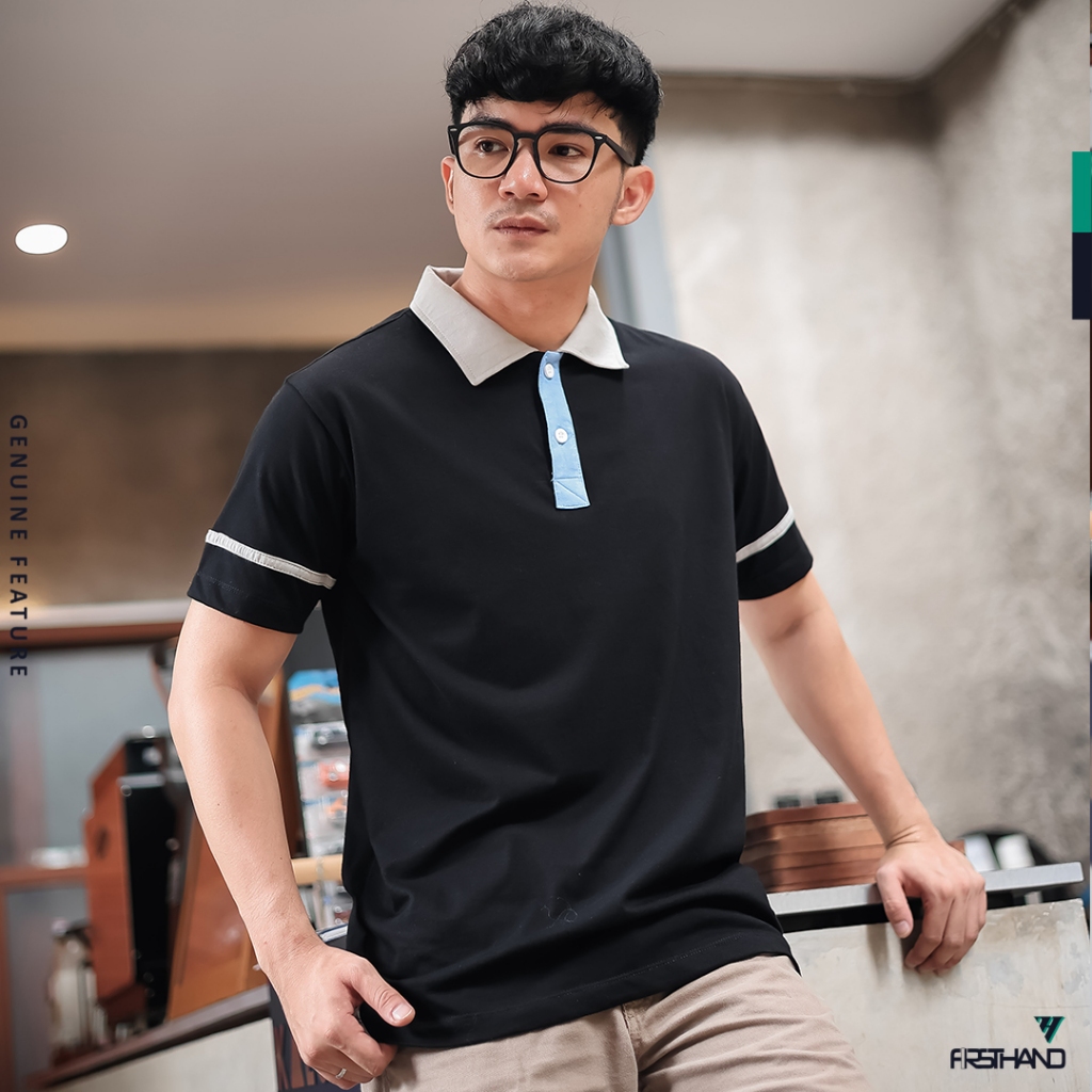 Jual Ereste X Firsthand Baju Polo Pria Zenith Hitam | Shopee Indonesia
