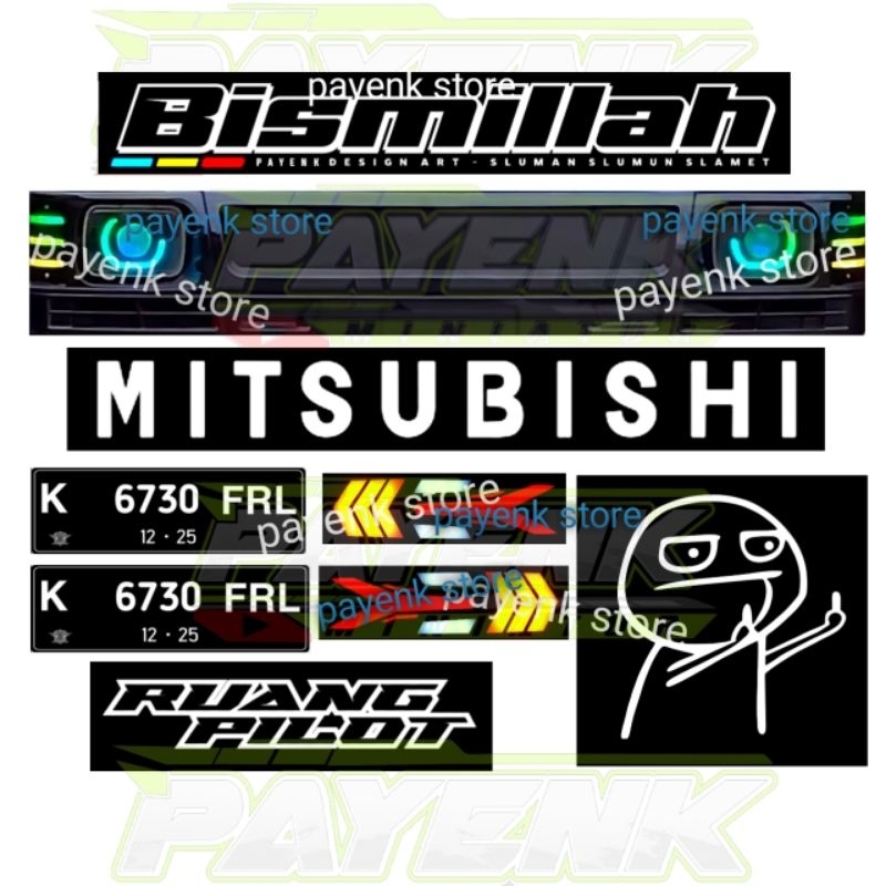 Jual STIKER MINIATUR L300 VERSI BILED HIJAU euro 2 | Shopee Indonesia