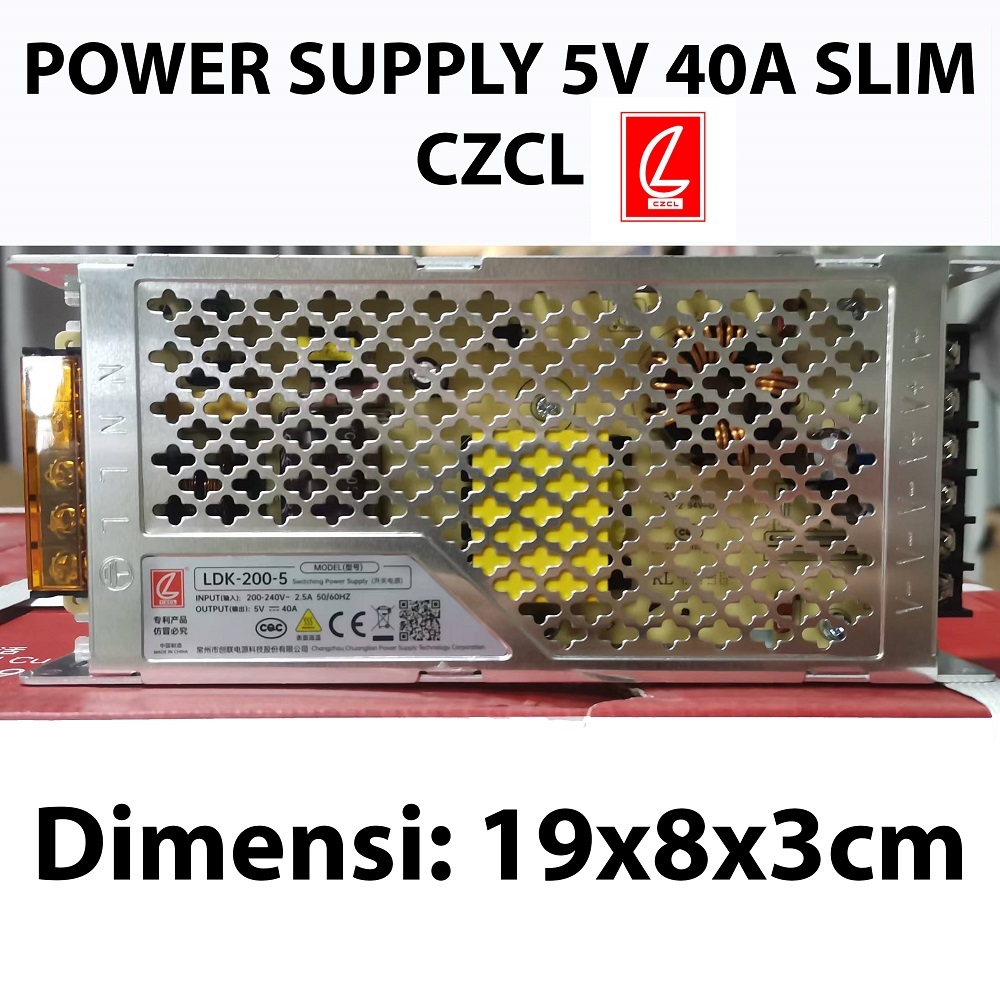 Jual Power Supply Switching 5v 40A Slim / Tipis | Shopee Indonesia