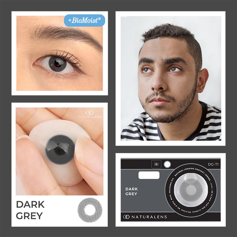 Jual Softlens Naturalens Dark Grey Dia 14.2mm FREE Cairan Biomoist 57% ...