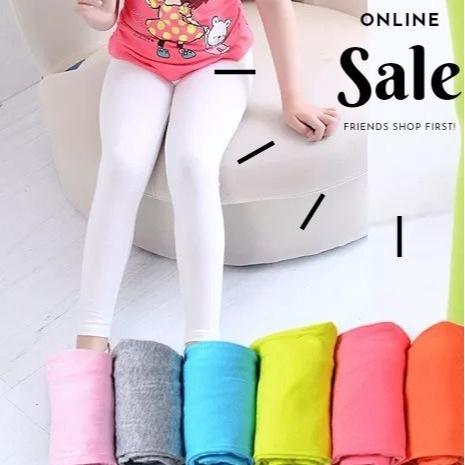 Jual Leging Anak Kaos bahan rayon / Leging kaos umur 6-14 tahun Fashion ...