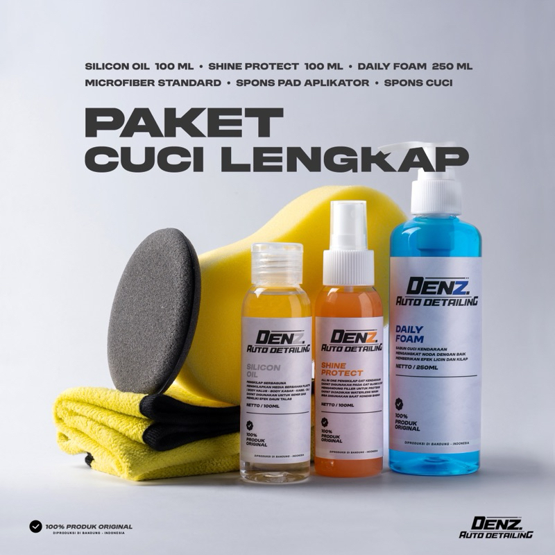 Jual Bwriessb - PAKET CUCI LENGKAP DENZ AUTO DETAILING sabun cuci ...