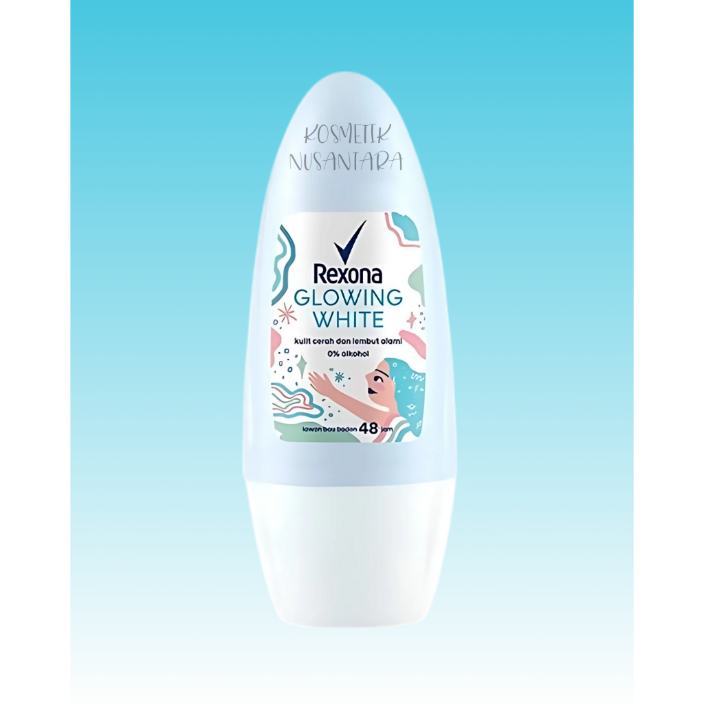 Jual Rexona Deodorant Glowing (Biru Muda) | Shopee Indonesia