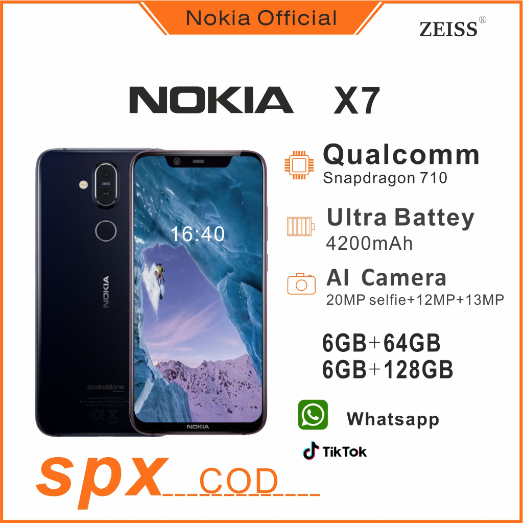 Jual Nokia X7 hitam - Ram 6GB + Rom 128GB / dual sim/Nokia android ...