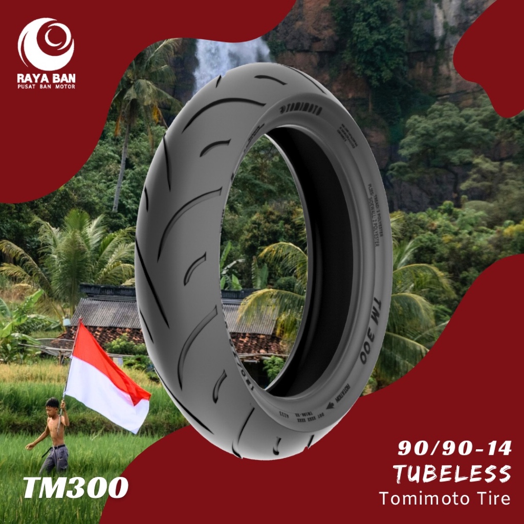 Jual Ban Motor Tomimoto TM300 90/90-14 Tubeless Ring 14 BeAT Vario ...