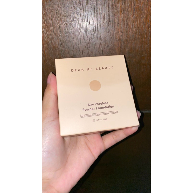 Jual Dear Me Beauty Airy Poreless Powder Foundation 10gr - N02 NUDE ...