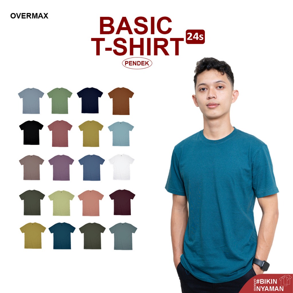 Jual Kaos polos premium polyester 24s Dewasa pria dan wanita Anti ...
