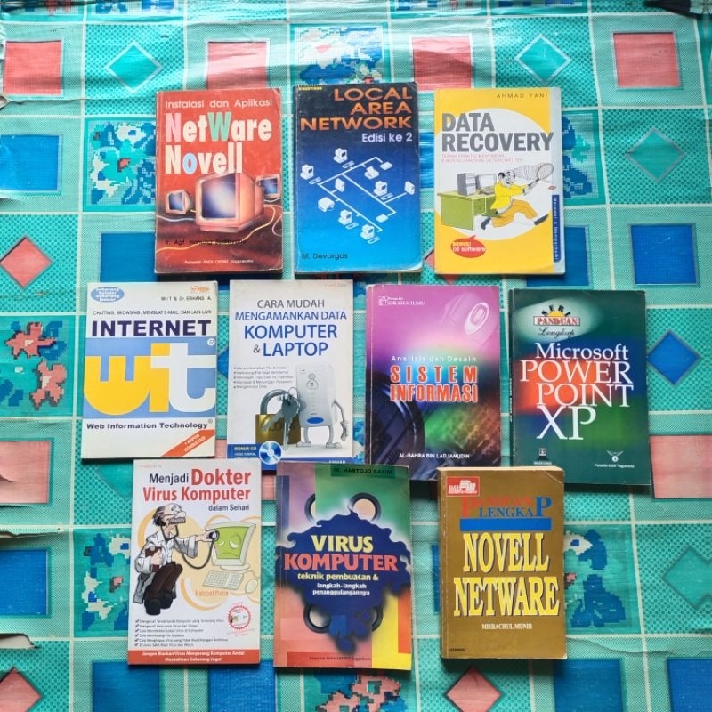 Jual Buku Komputer, NETWARE NOVELL, DATA RECOVERY, INTERNET, TELKOM.NET ...