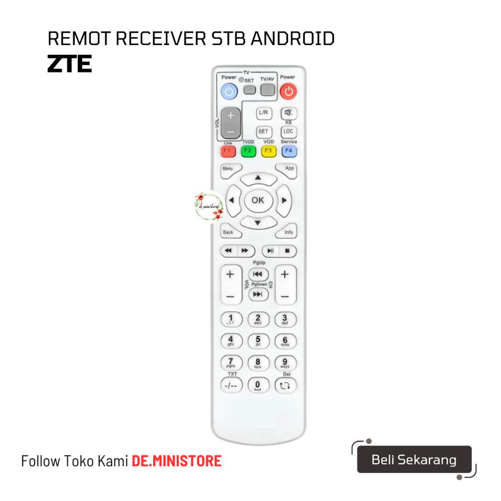 Jual Remote STB Android TV Box Home B860H B760H B700 ZTE | Shopee Indonesia