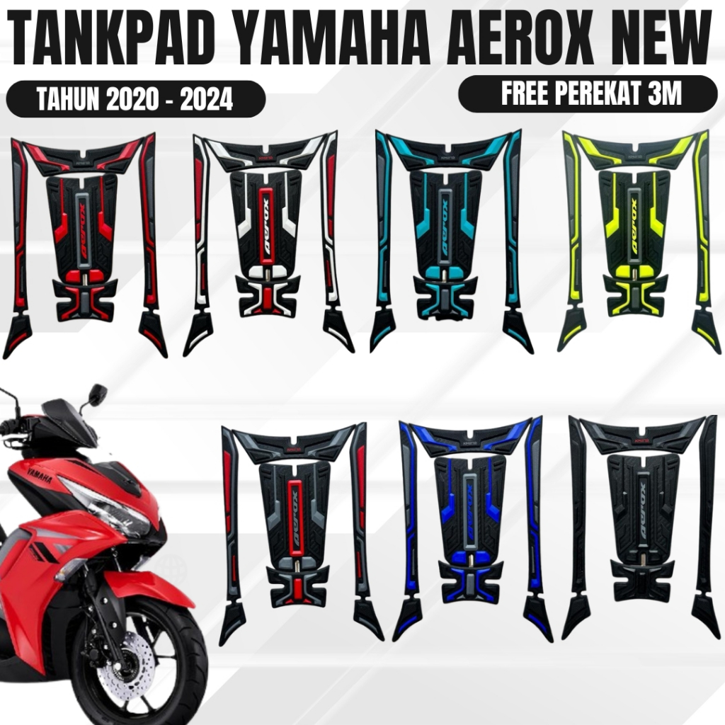 Jual Aksesoris Yamaha Aerox 155 / Tankpad Motor Aerox 2020 - 2024 ...