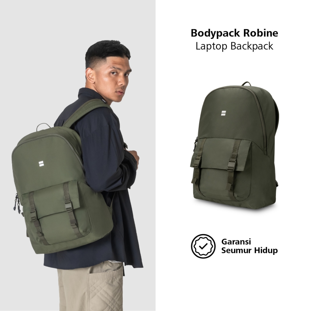 Jual Bodypack Robine Laptop Backpack 14 Inch Tas Ransel Kerja Kuliah ...