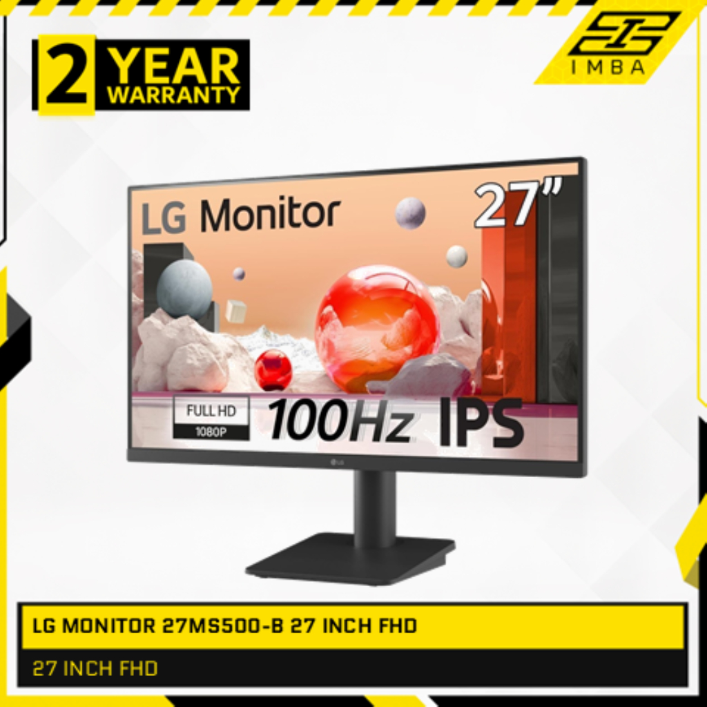 Jual LG 27MS500-B 27 INCH MONITOR IPS FHD 1080P 5MS 100HZ | Shopee ...