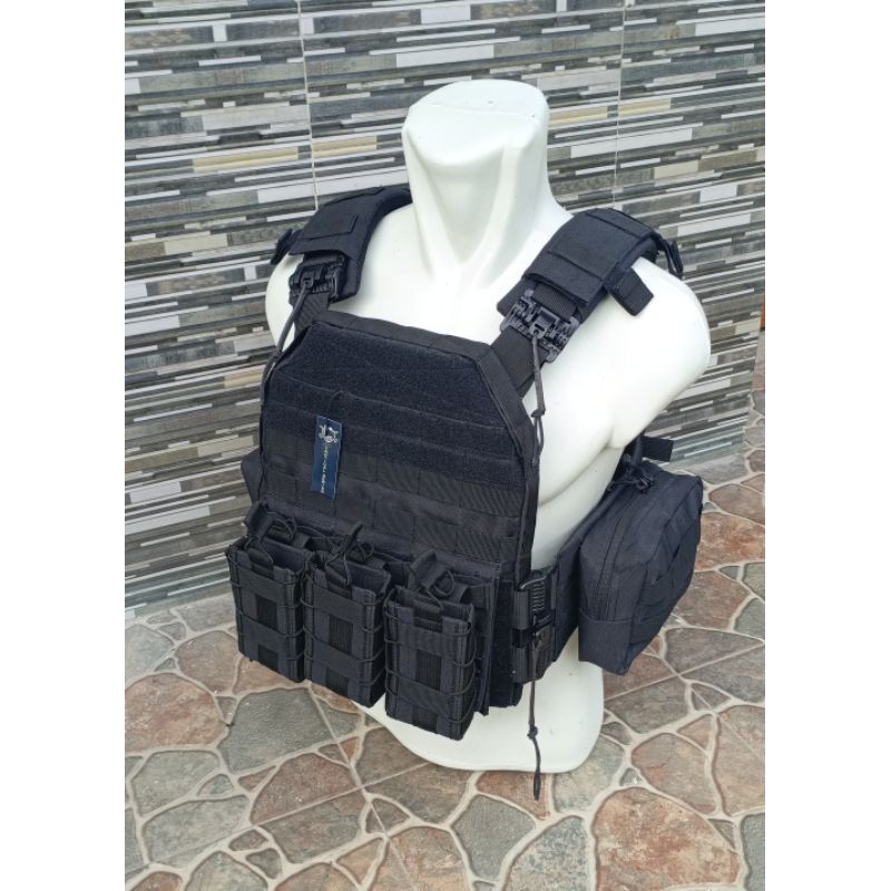 Jual Bodyvest new model black mamba tactical / New rompi black mamba ...