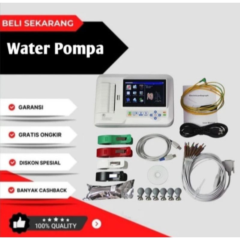 Jual Electrocardiograph CONTEC ECG600G Thermal ECG EKG Electrocardiogramm | Shopee Indonesia