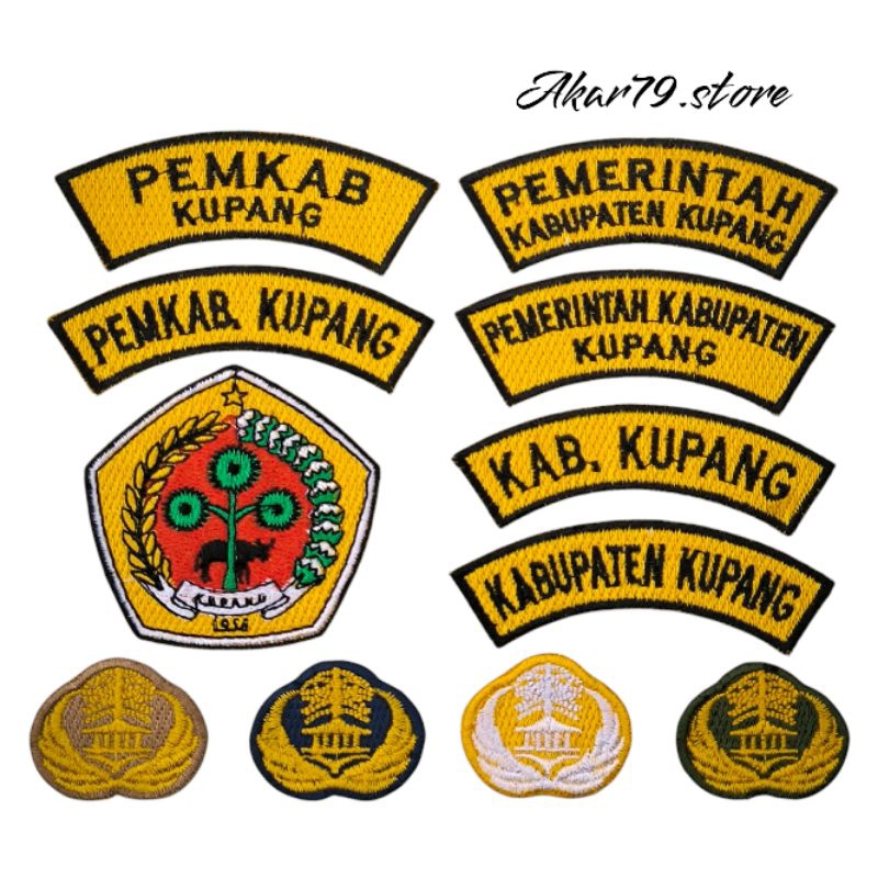 Jual BORDIR LOGO LOKASI KORPRI ATRIBUT SERAGAM ASN PNS KABUPATEN KUPANG ...
