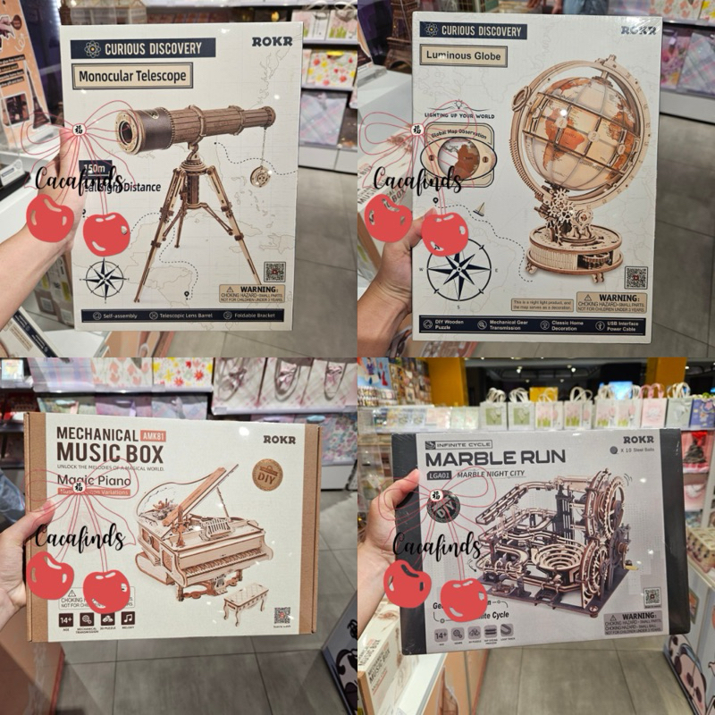 Jual OHSOME x Rokr‼️DIY Wood 3D Mechanical Music Box & Curious Discovery ROKR Rolife Collection ...