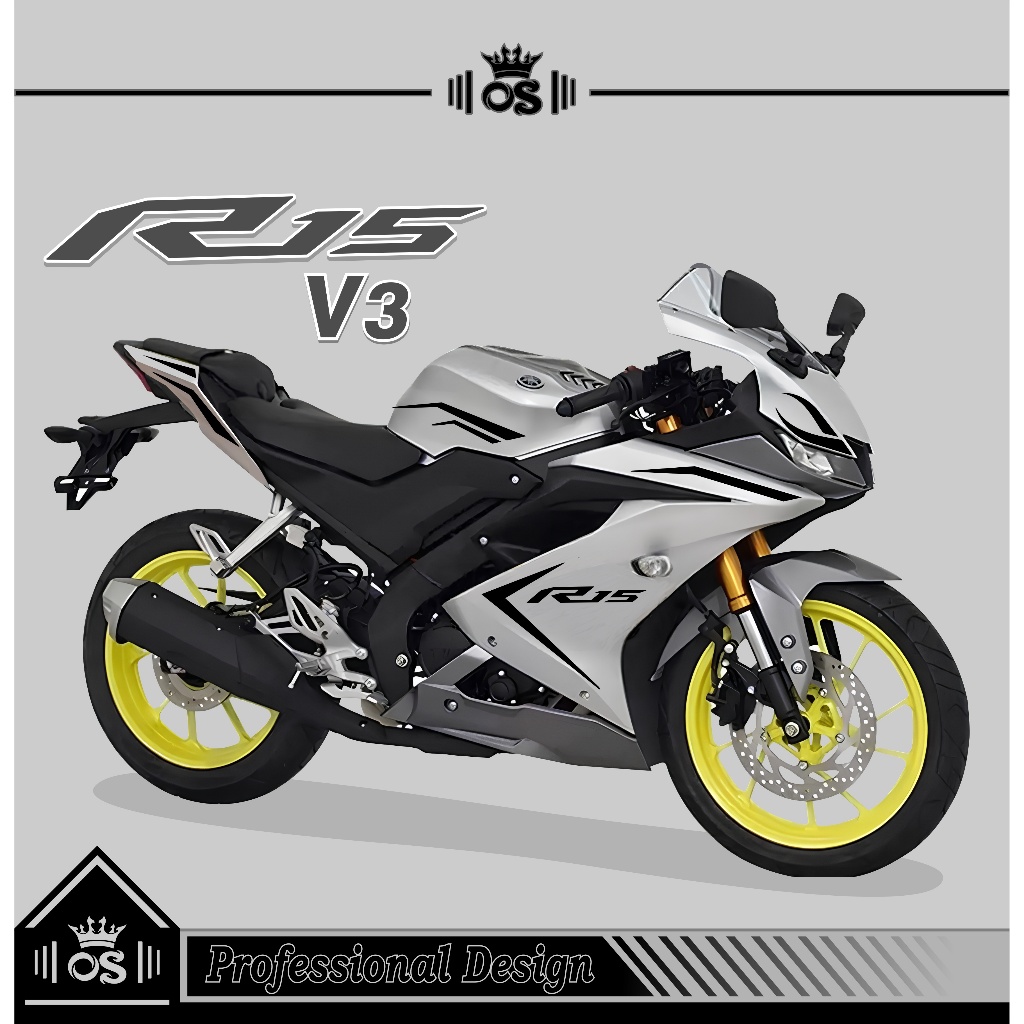 Jual CUTTING STICKER / STRIPING R15 V3 / MTF 8 / STRIPING R15 V3 ...