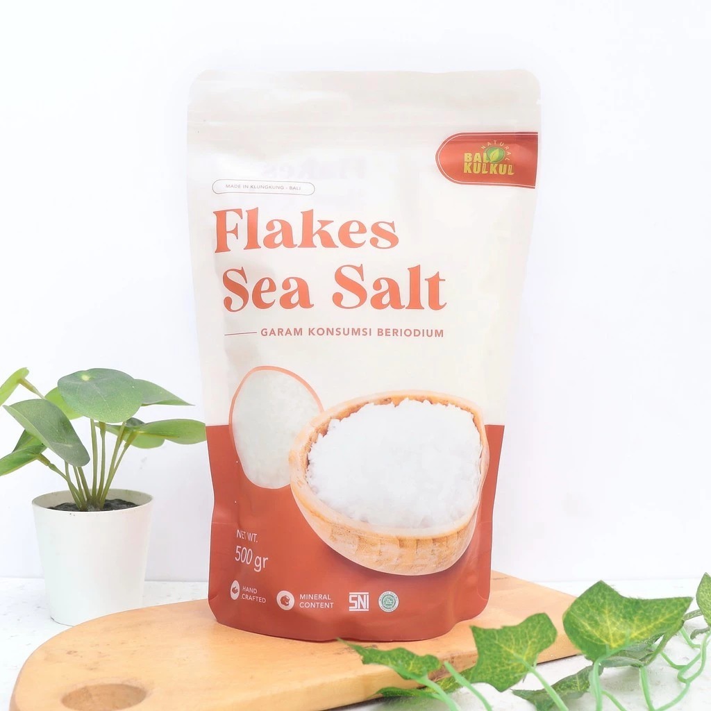 Jual Sea Salt Flakes 500gr – Garam Laut Serpih – Bali Kulkul | Shopee ...