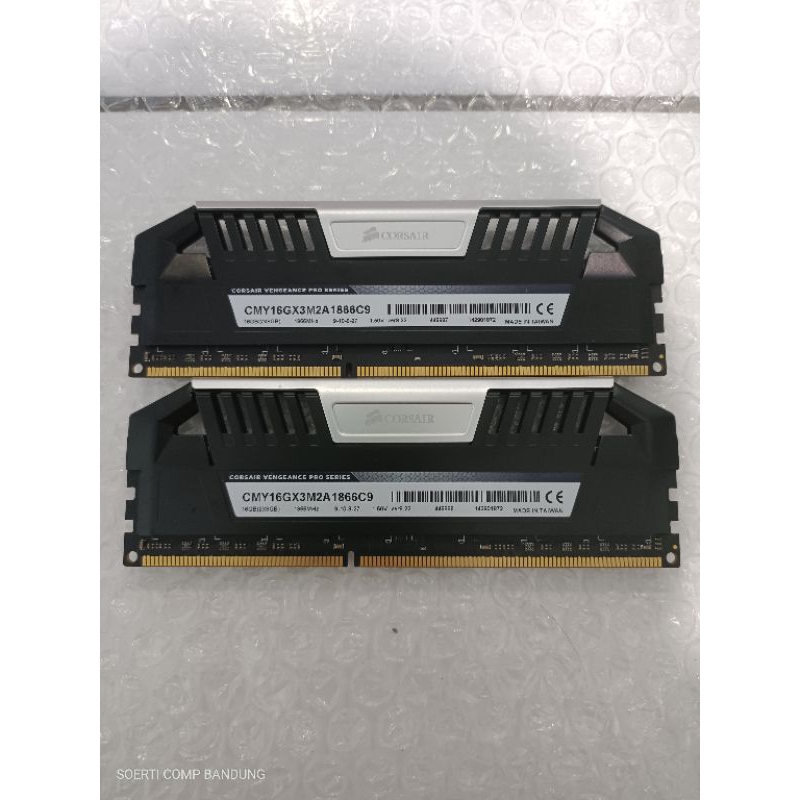 Jual memory pc gaming ddr3 16gb (2x8gb) dan 8gb (2x4gb) ddr3 Corsair ...