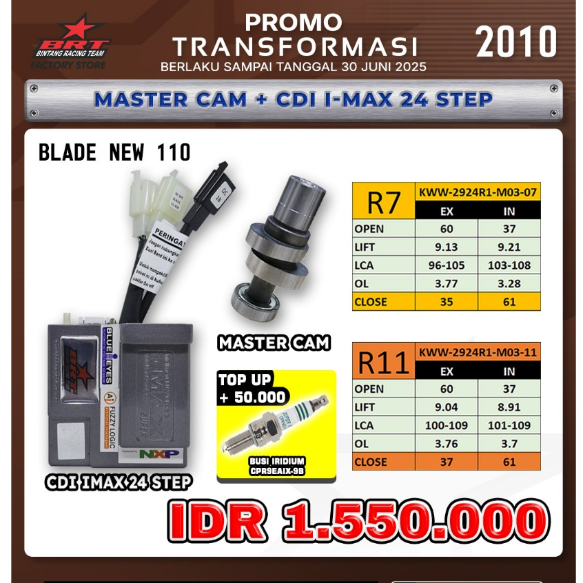 Jual PROMO 2010 MASTER CAM + CDI I-MAX 24 STEP BRT BLADE NEW 110 ...