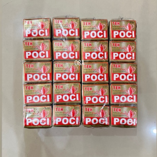 Jual TEH POCI PREMIUM GOLD 1 pak/press (40gr x 10 pcs) | Shopee Indonesia