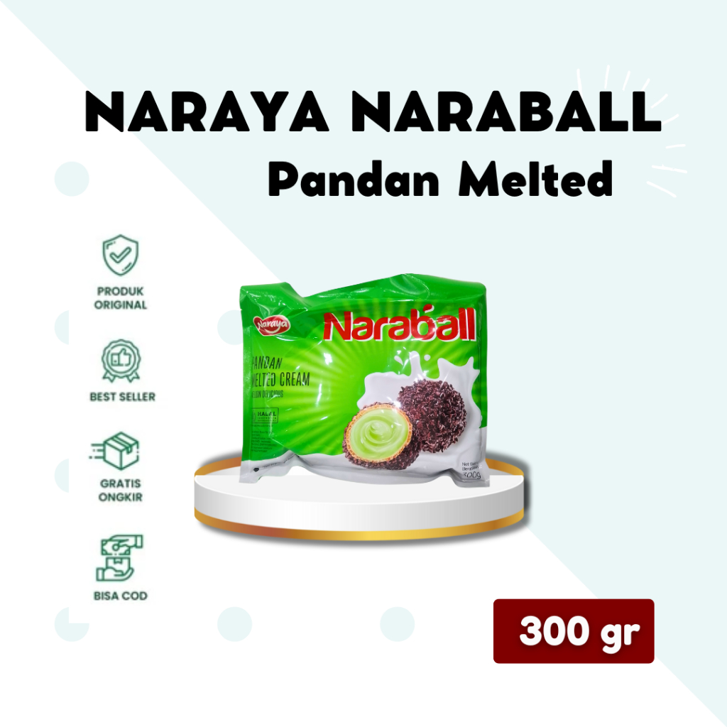 Jual Naraya Naraball Rasa Pandan Melted 300 gr | Shopee Indonesia