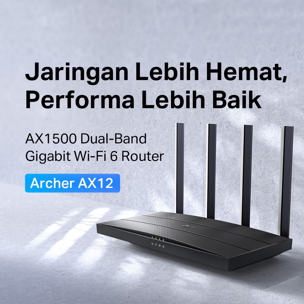 Jual TP-Link Archer AX12 | AX1500 WiFi 6 Router | Dual Band | Gigabit ...
