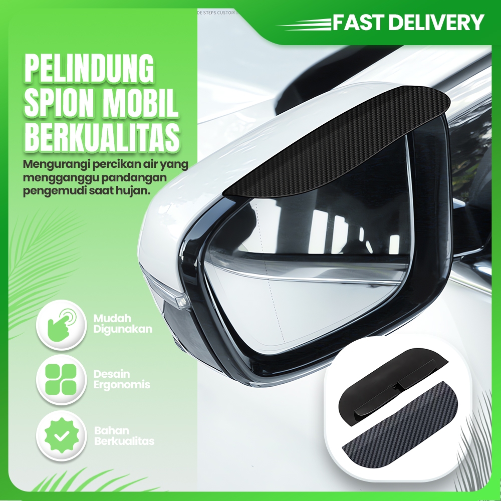 Jual Pelindung Spion Kaca Mobil Talang Air Waterpoof Cover Mirror Rain ...