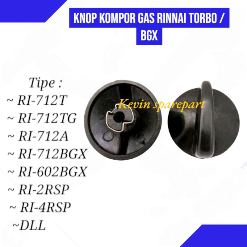 Jual Knop Putaran Kompor Gas Rinnai Turbo RI-2RSP RI-4RSP RI-712T RI ...