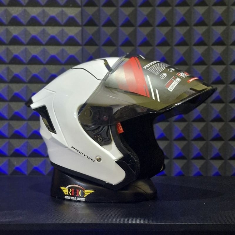 Jual Helm hrv proton solid half face dewasa sni | Shopee Indonesia