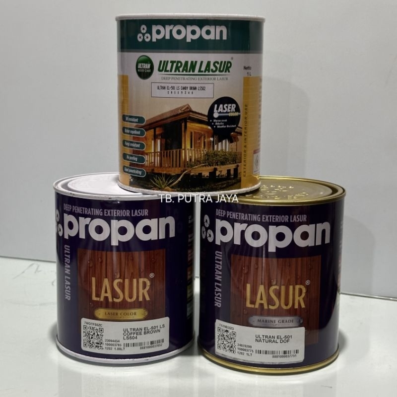 Jual Cat Kayu Politur Propan Ultran Lasur EL-501 LS Vernis Kayu ...