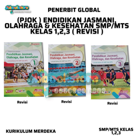 Jual Buku PJOK Kelas 7 8 9 SMP / PJOK SMP Kelas 7 8 9 / Kurikulum Merdeka / Global - Tiga ...
