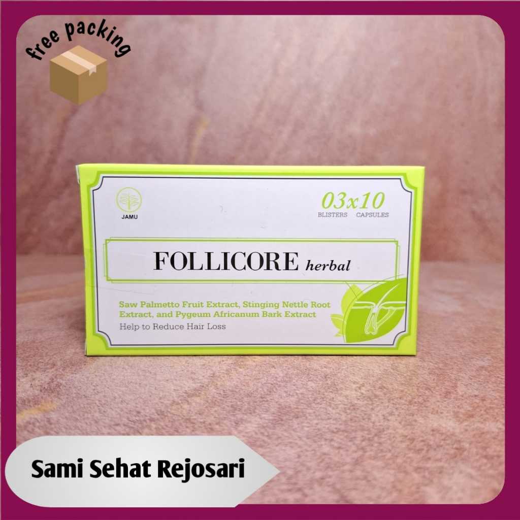 Jual 1 Box FOLLICORE HERBAL STRIP 30 KAPSUL | Shopee Indonesia