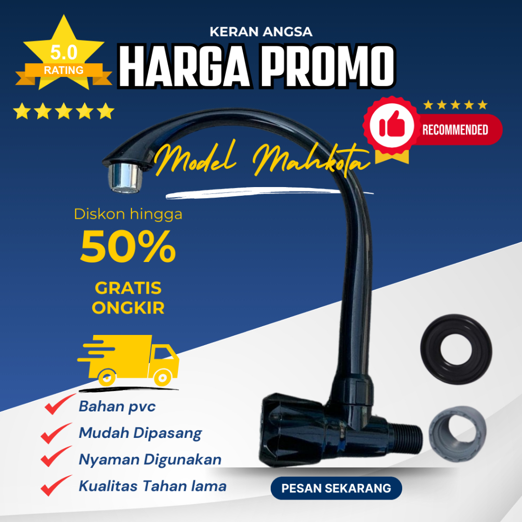 Jual Keran air Keran angsa Mahkota PVC MURAH Mewah Cuci Piring ...