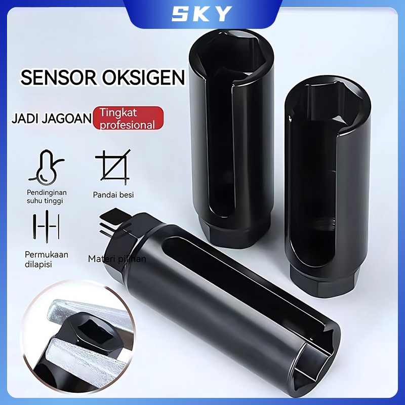 Jual 22mm Oxygen Sensor Lambda Socket Oksigen Kunci Sok O2 Alat Wrench Offset Removal ...