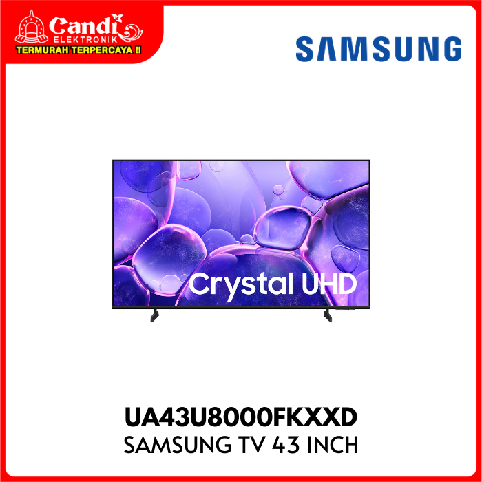 Jual SAMSUNG Crystal 4K UHD Smart TV 43 Inch U8000F UA43U8000FKXXD | Shopee Indonesia